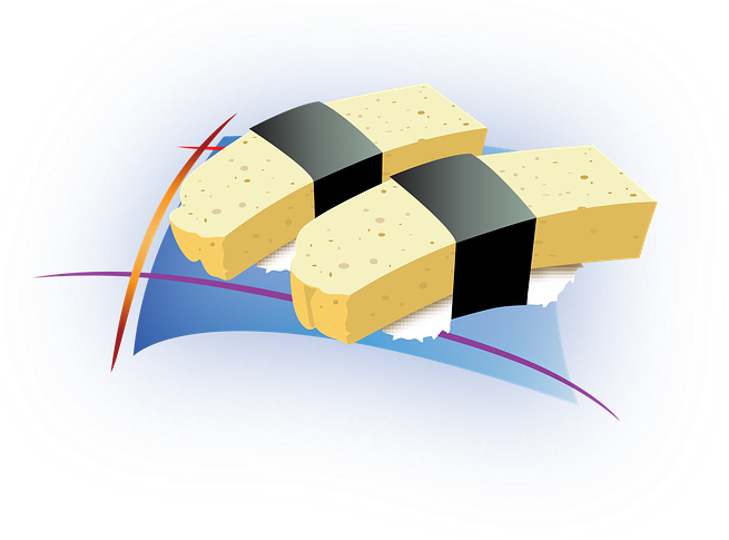 Download Fish And Rice Clipart - Food - ClipartKey