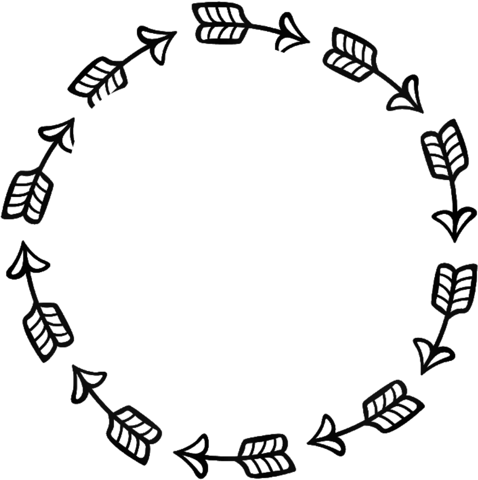 Download Arrows Arrowwreath Frame Border - Arrows Border - ClipartKey