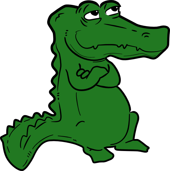 Download Sad Alligator Clipart - ClipartKey