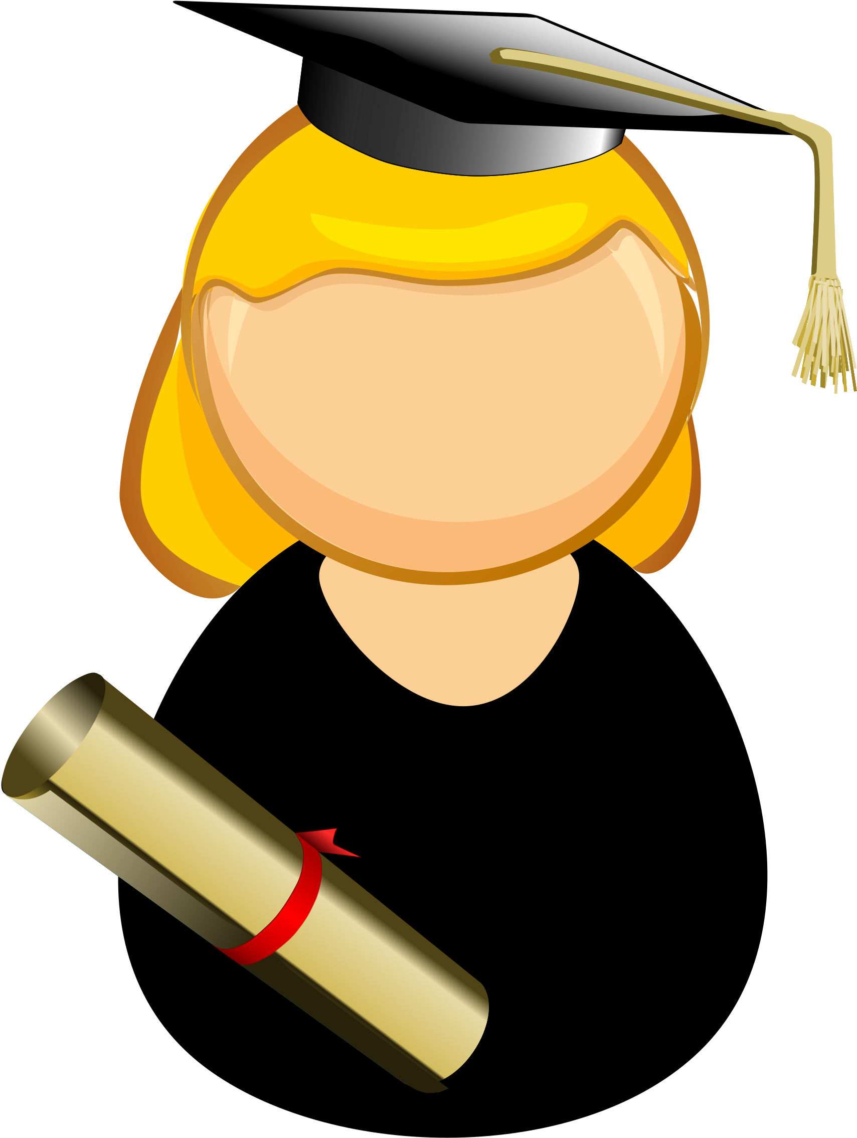 Download Graduated Student - Clip Art Of Graduate Student - ClipartKey
