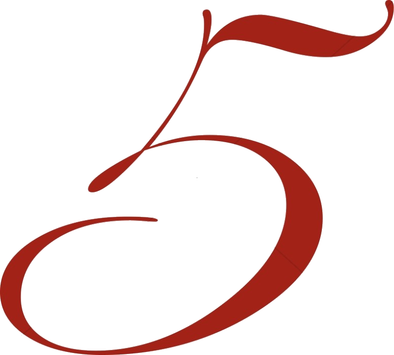 Download Numbers Red Number Clipart Transparent Png - Fancy Font Number ...