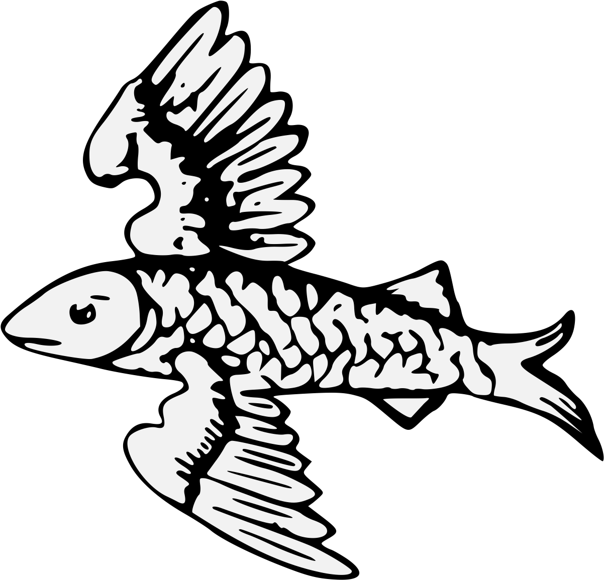 Download Heraldic Fish - ClipartKey
