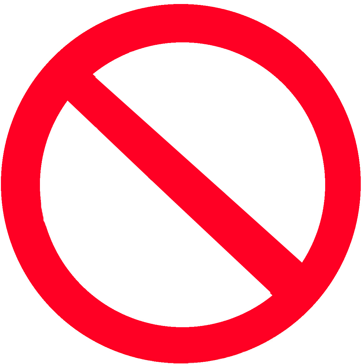 Download No Symbol Clip Art - Do Not - ClipartKey