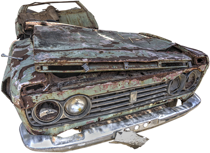 Download Scrap - Wreck Car Png - ClipartKey