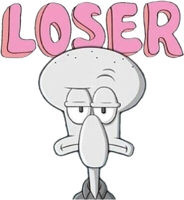 Download #spongebob #squiddy #tumblr #loser - Imagens Tumblr Png Sad ...