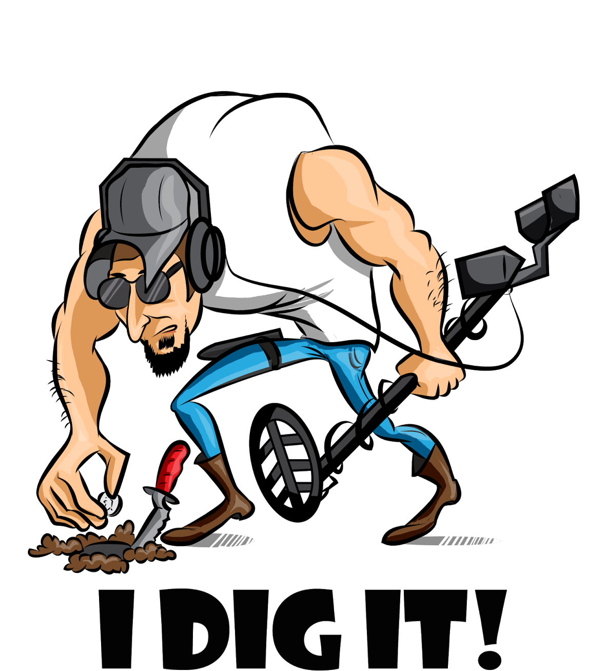 Download Metal Detecting Logo For T-shirts Clipart , Png Download ...