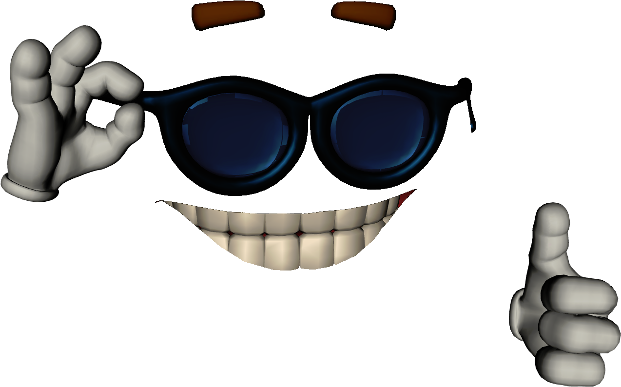 Download #coolguy #cool #guy #meme #dank - Sunglasses Emoji Meme Png ...