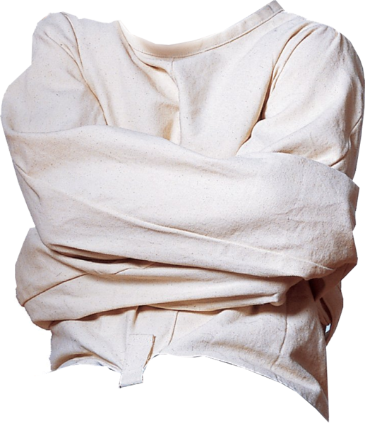 Download Straight Jacket Png - Crazy Man In Straight Jacket - ClipartKey