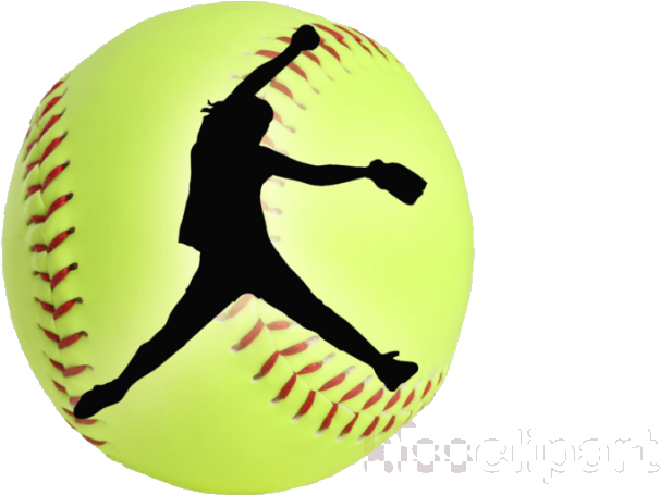 Download Softball Clipart Yellow Pitcher Transparent Png - Girls ...