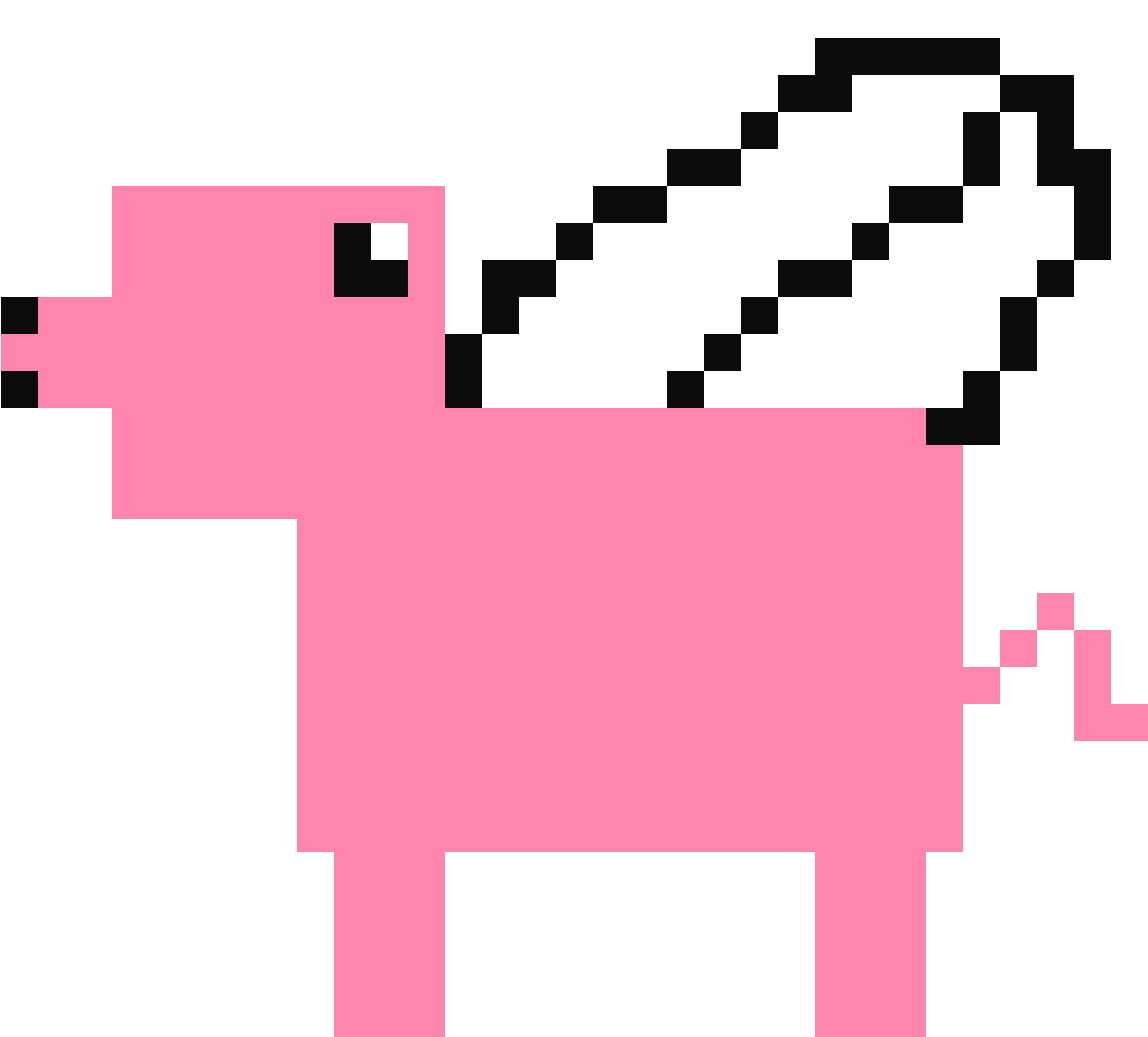 Download Transparent Flying Pigs Clipart - Dr Pixel Sprite Base ...