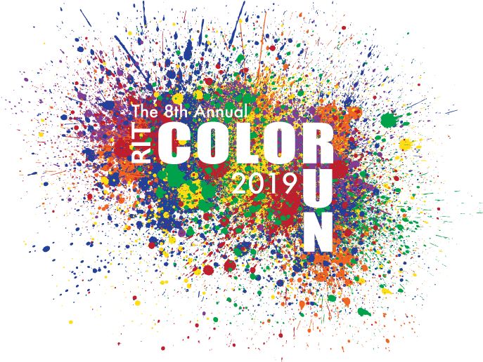 Download Rit Color Run 2019 Logo - Color Run Logo 2019 - ClipartKey