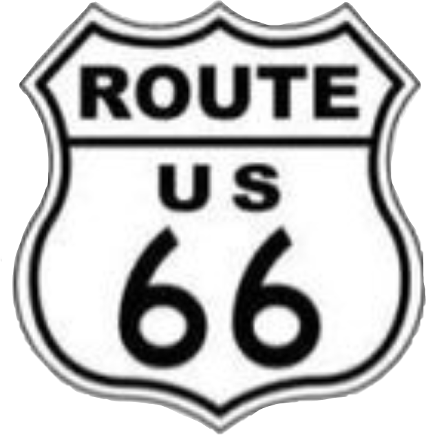 Download Route 66 Usa - Route 66 Sign - ClipartKey