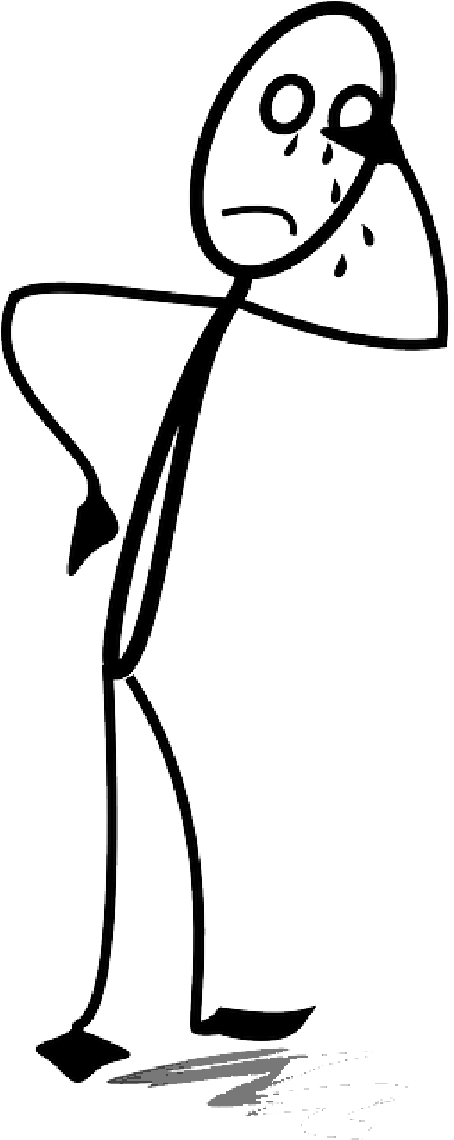 Download Sad, Crying, Stickman, Stick Figure, Matchstick Man - Stick ...