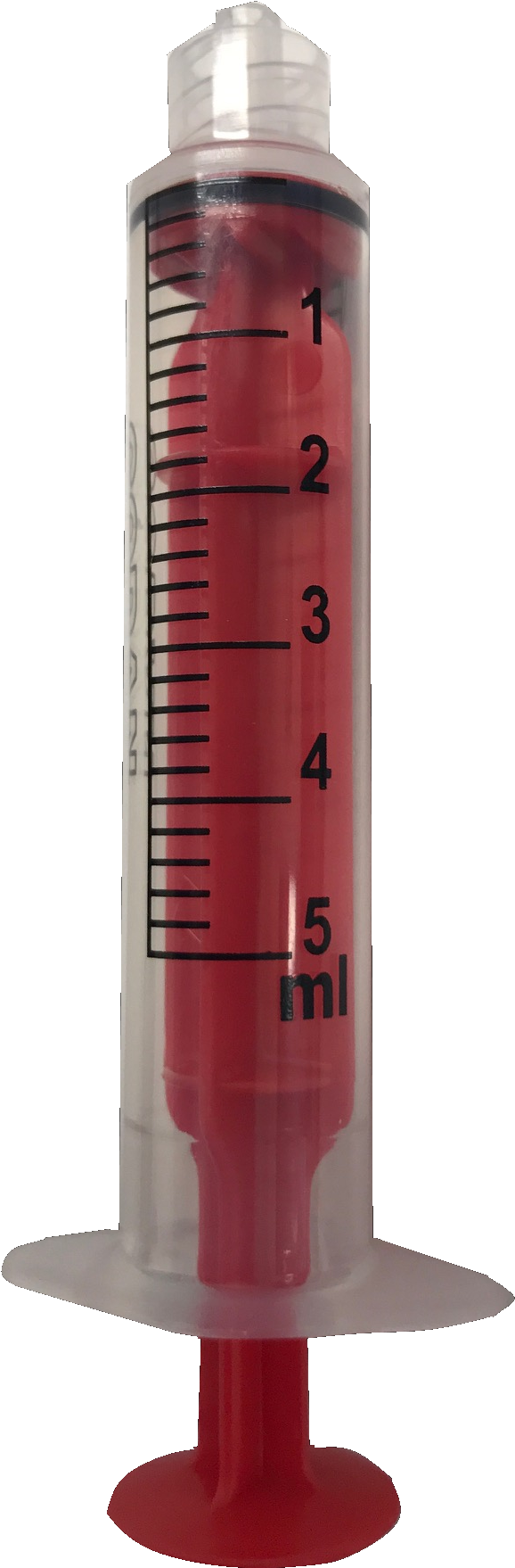 Download Transparent Syringe Clip Art - Red Luer Slip Syringe - ClipartKey