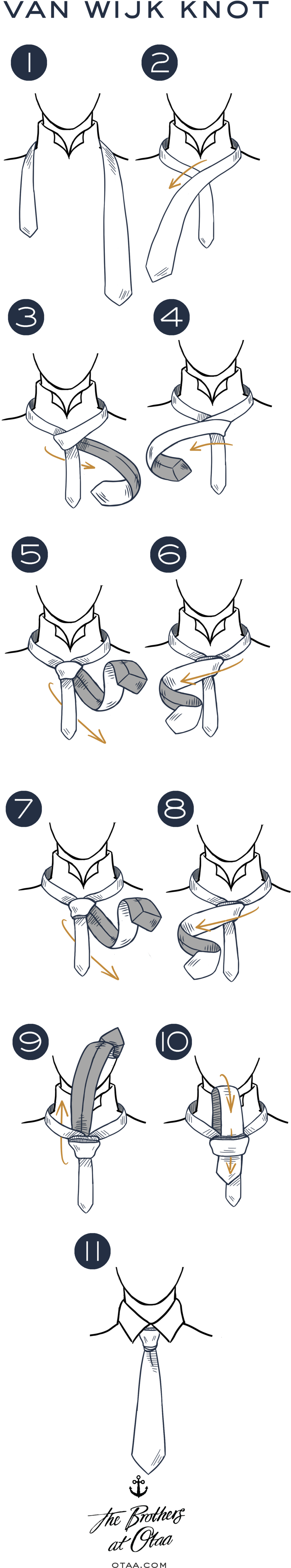Download How To Tie A Van Wijk Knot - Cartoon - ClipartKey