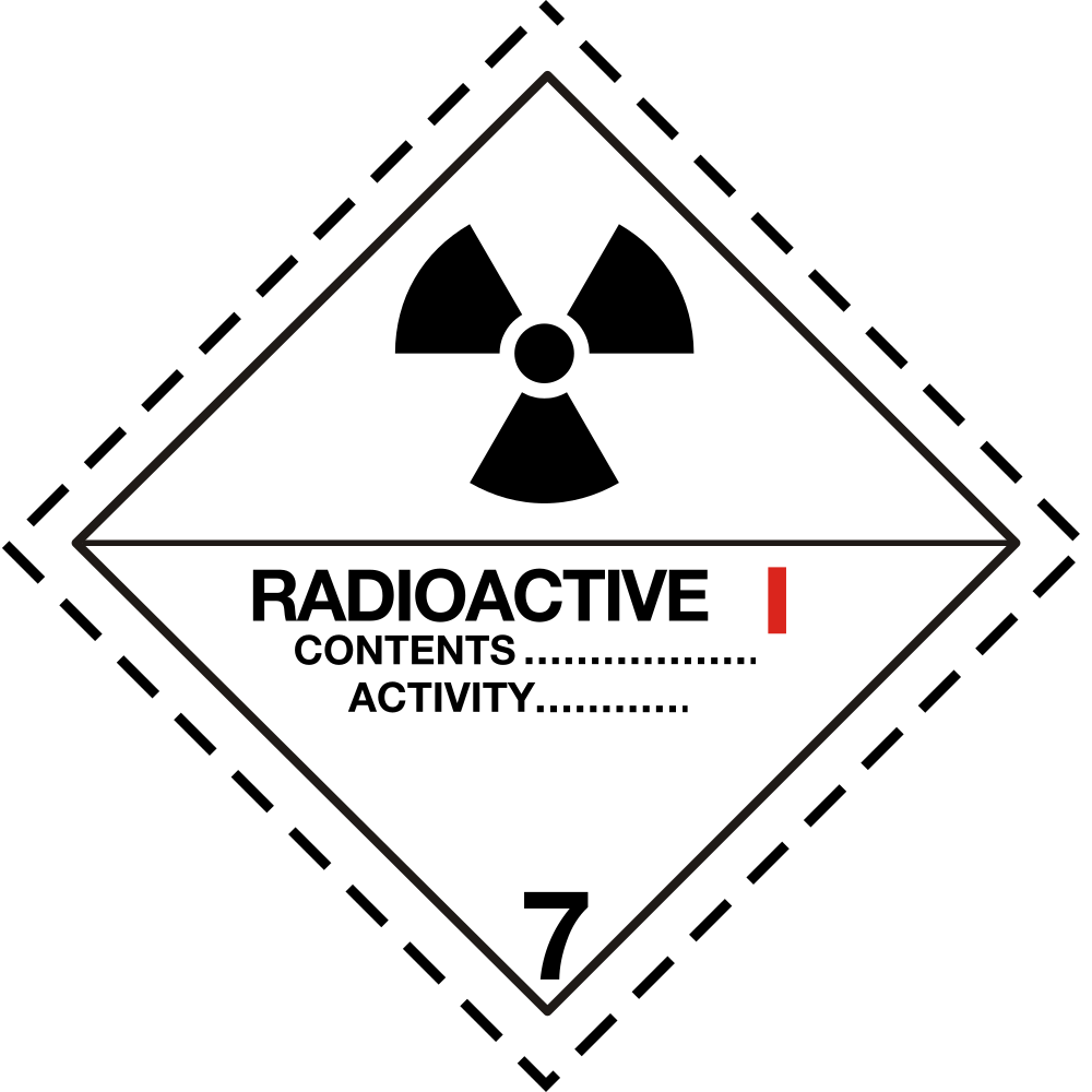 Download Adr Pictogram 7a-radioactive - Dangerous Goods Class 7 ...