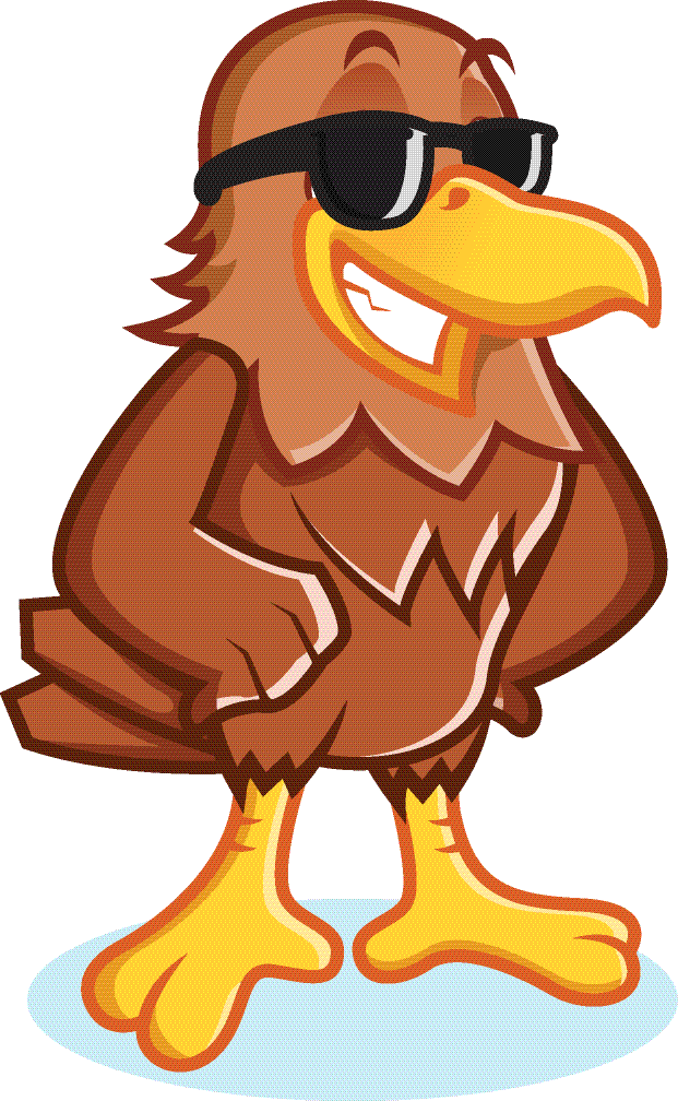 Download Hawkman Entertainment - Happy Hawk Cartoon - ClipartKey