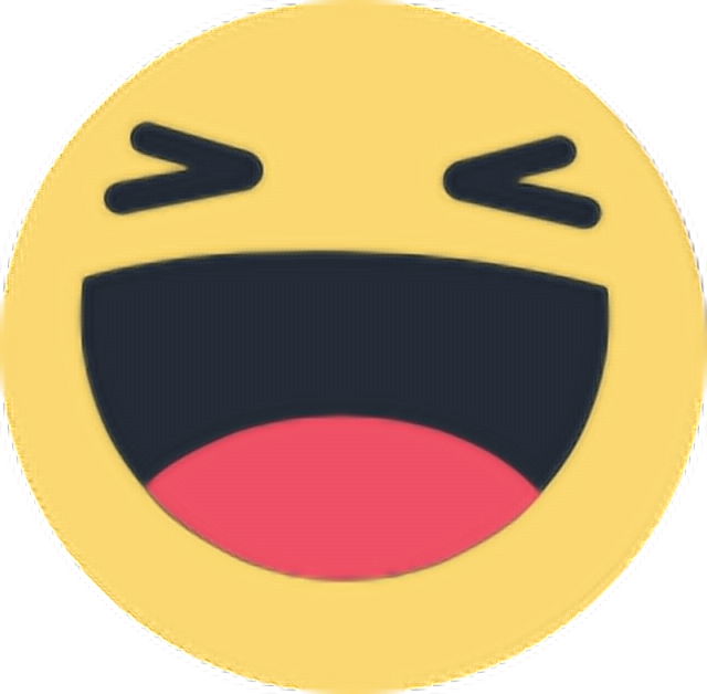 Download Transparent Haha Clipart - Facebook Haha Reaction Png - ClipartKey