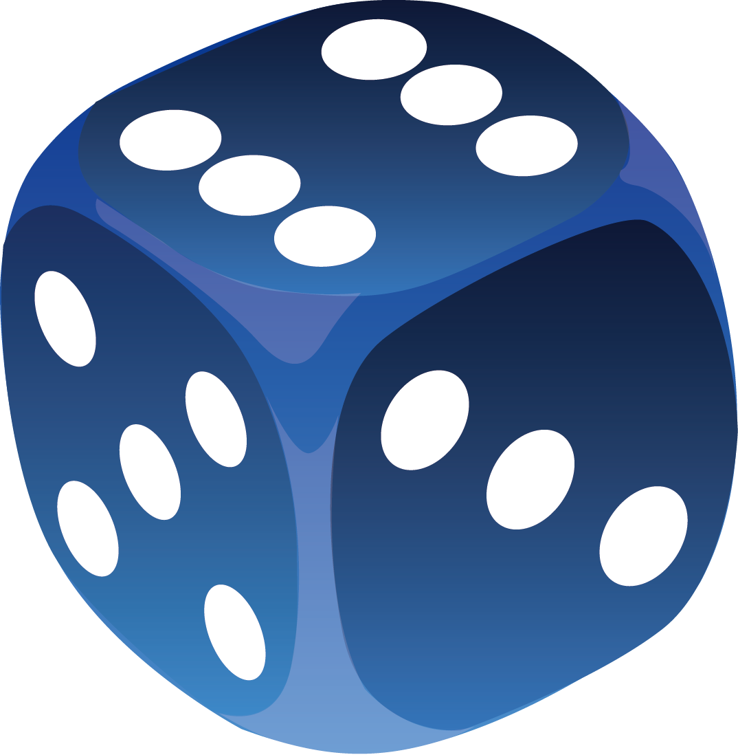 Download Blue Dice Png - Dice Transparent Background - ClipartKey