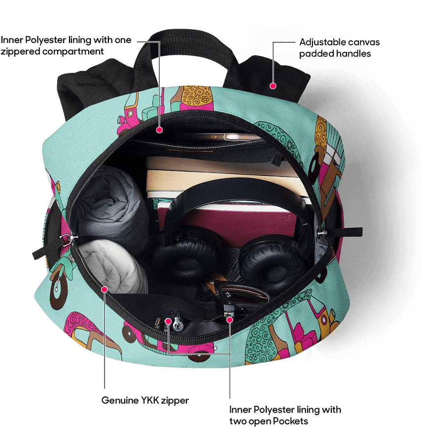 Download Transparent Open Backpack Png - Diaper Bag - ClipartKey