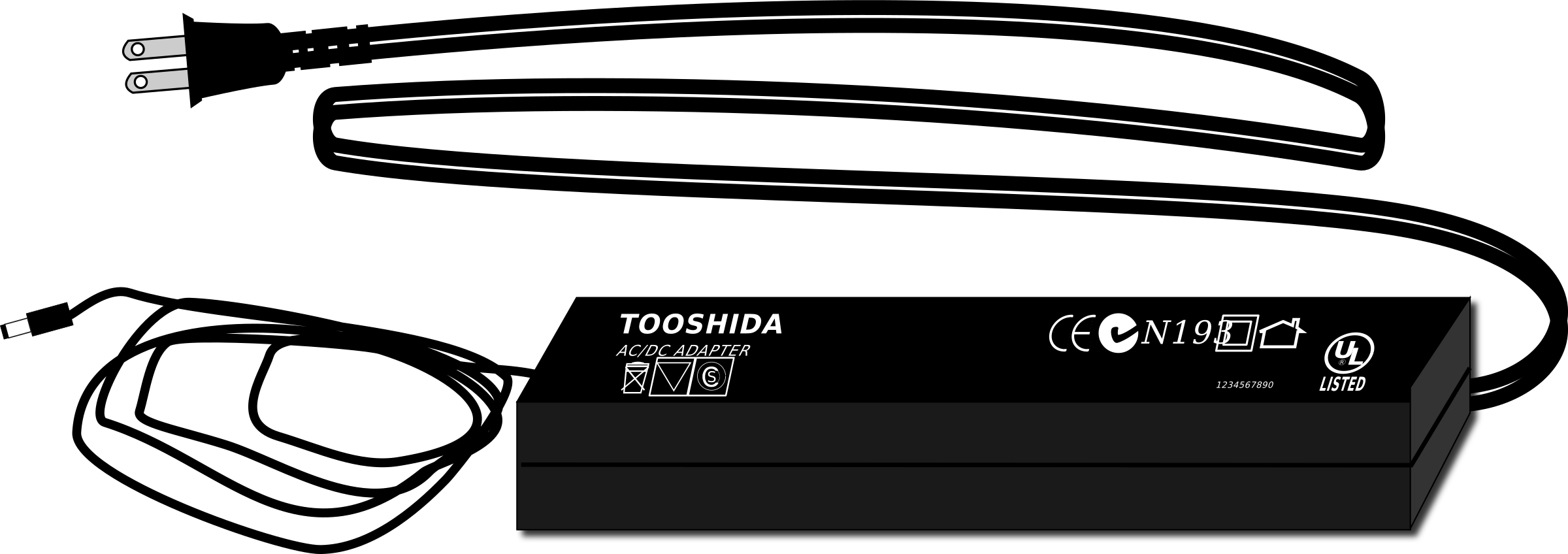 Download Laptop Power Supply Clip Arts - Power Supply - ClipartKey