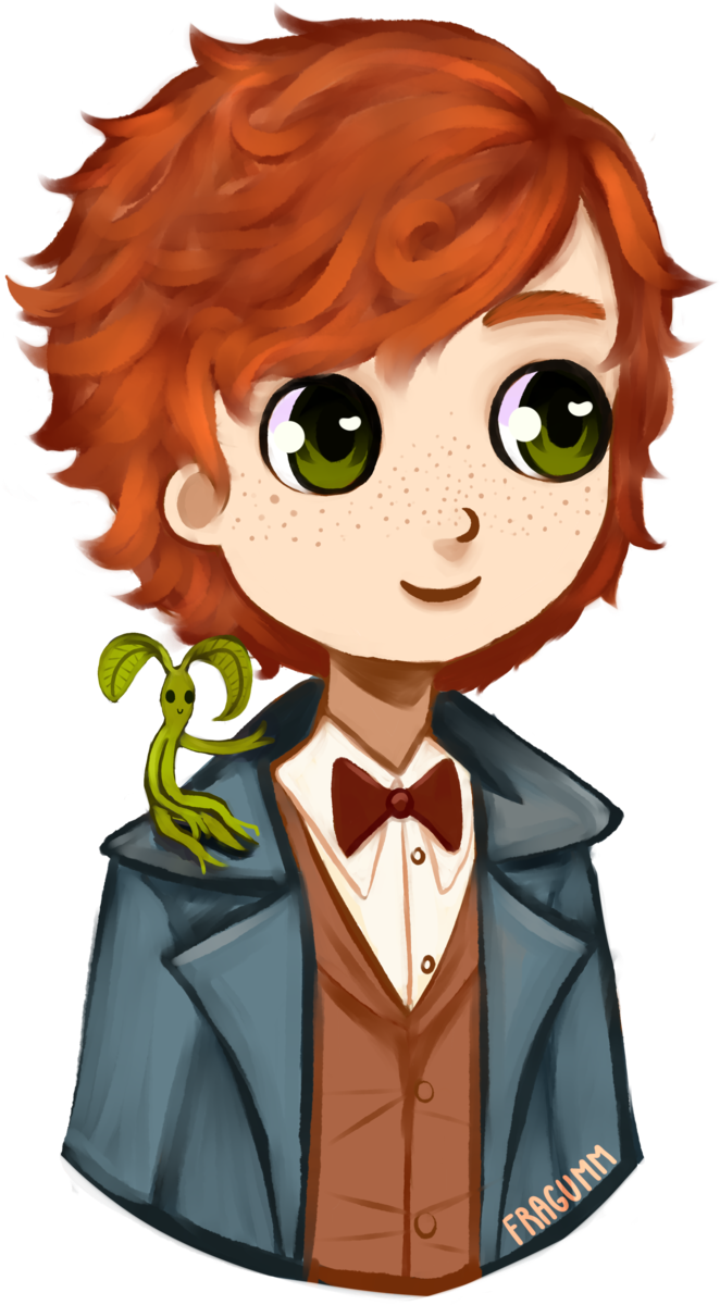 Download Transparent Newt Scamander Png - Newt Scamander Kawaii ...