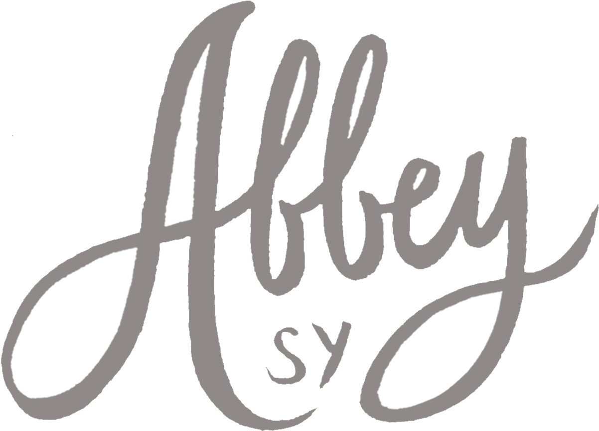 Download Clip Art Home Lettering - Abbey Written In Cursive - ClipartKey