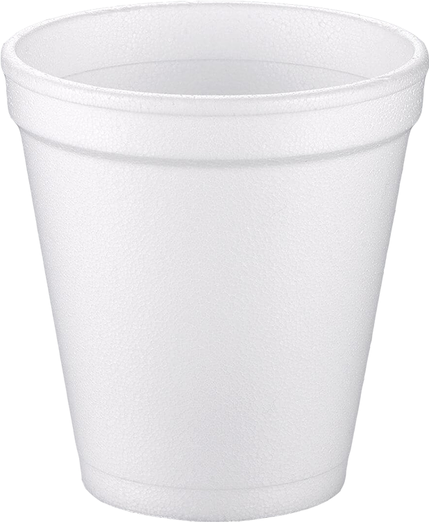 Download Transparent Foam Cup Png - Flowerpot - ClipartKey