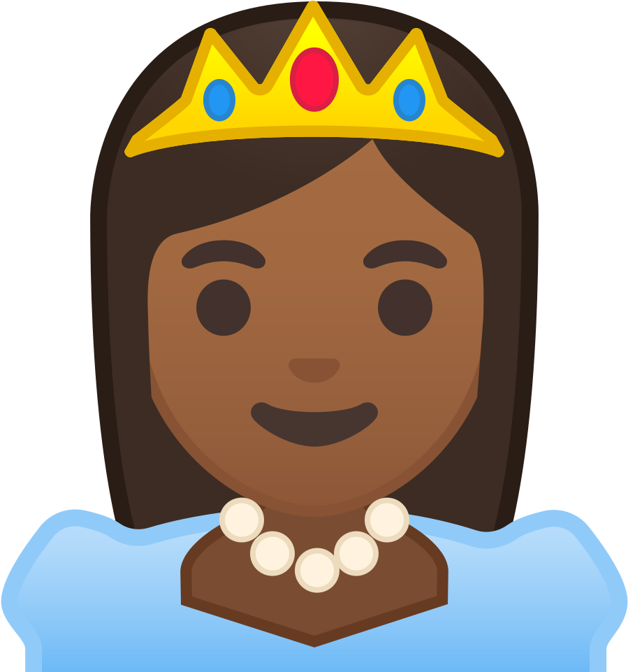 Download Skin Clipart Different Skin Color - Princess Dark Skin Icon ...