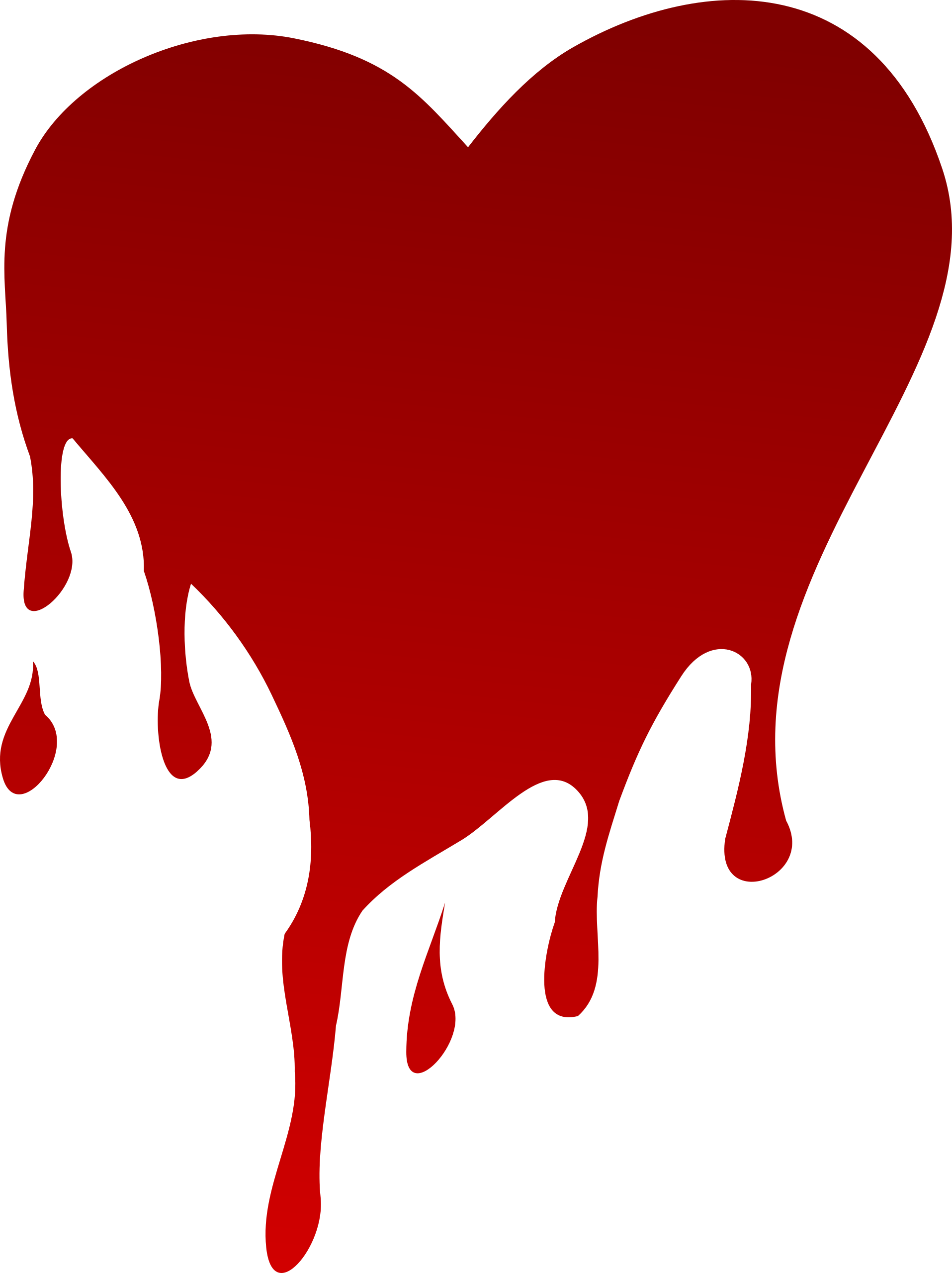 Download Transparent Drip Clipart - Heart Dripping Png - ClipartKey