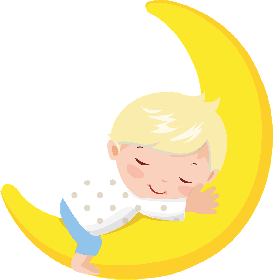 Download Desenho De Lua Com Bebe Png - ClipartKey