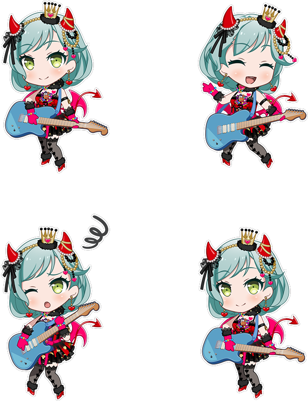 Download Mischievous Devil Chibi - Bang Dream Devil - ClipartKey