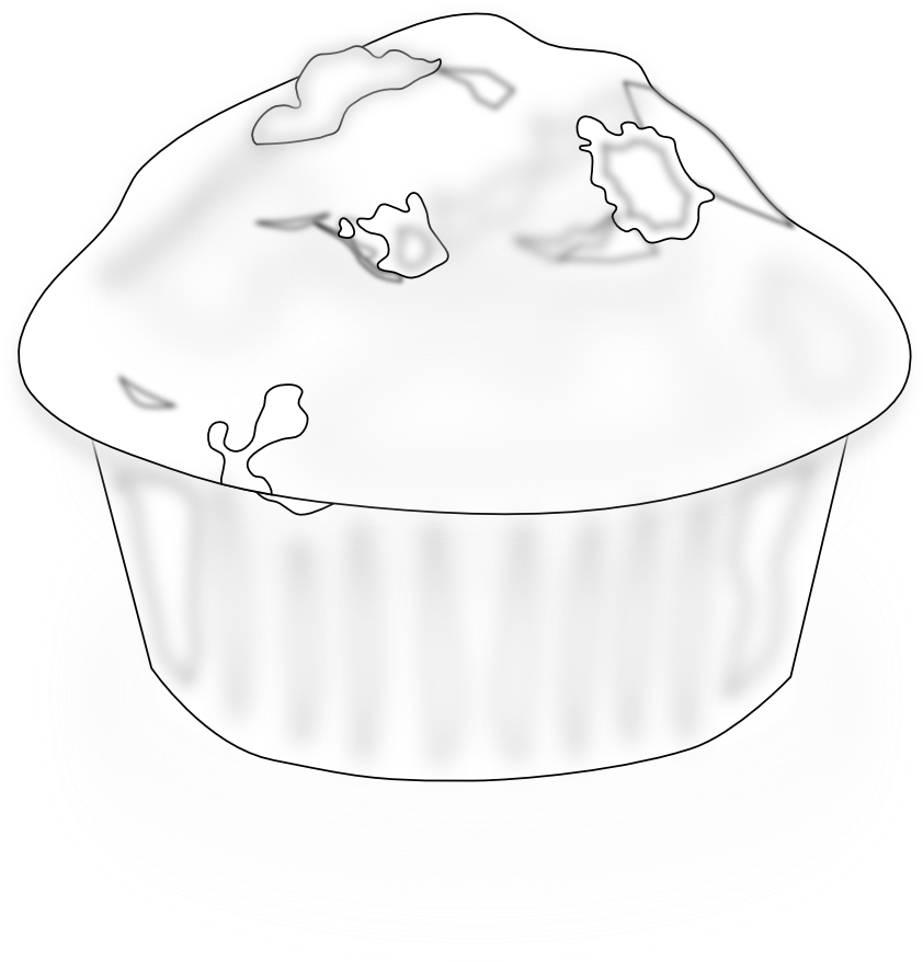 Download Net Clip Art Blueberry Muffin Muffin Svg - Baked Goods ...