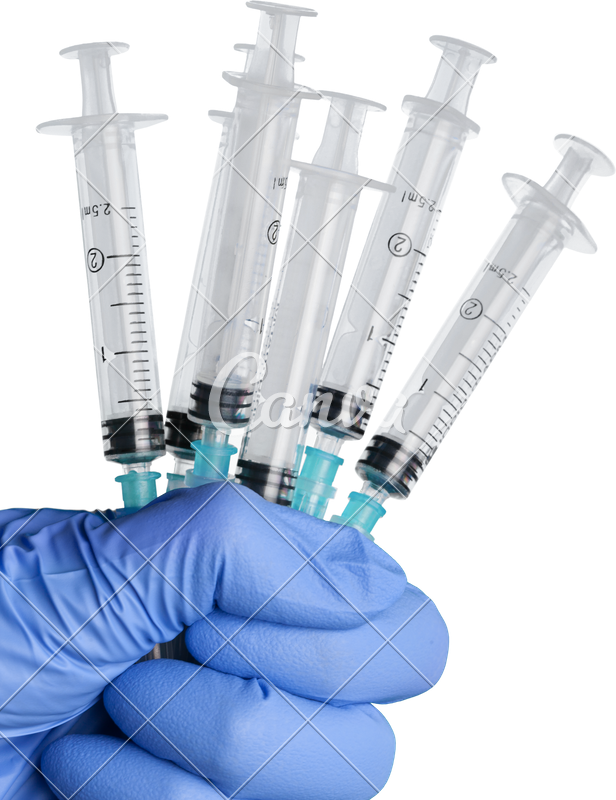 Download Clip Art Hand Holding Syringe - Hypodermic Needle - ClipartKey