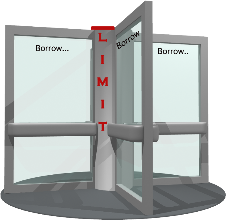 Download Revolvingcredit Image Modified From Clipart - Revolving Door ...