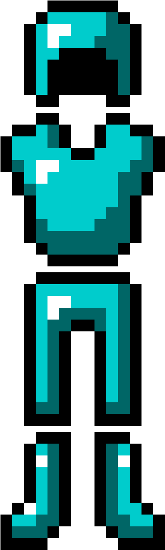 Download Pixilart - Minecraft Diamond Armor Transparent - ClipartKey