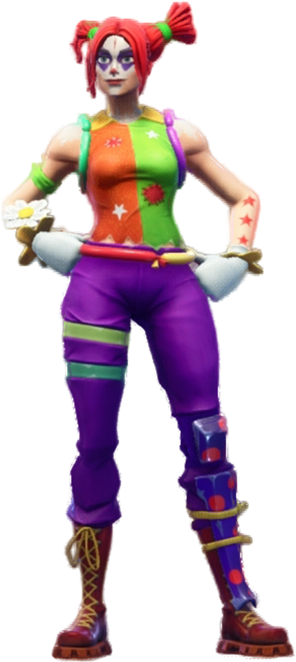 Download Clip Art Fortnite Outfit Skin How - Fortnite Clown Skin Png ...