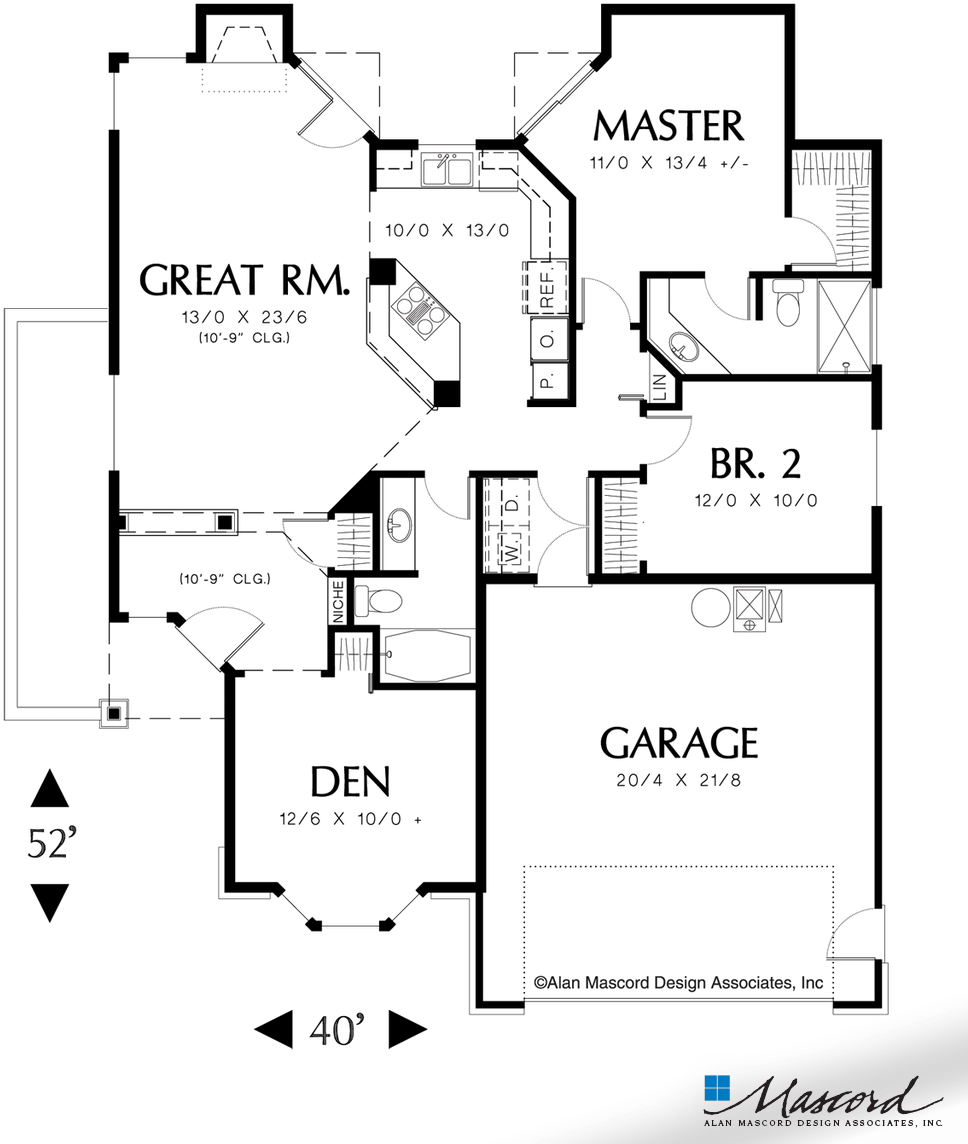 Download Floor Plan With Bay Window - ClipartKey