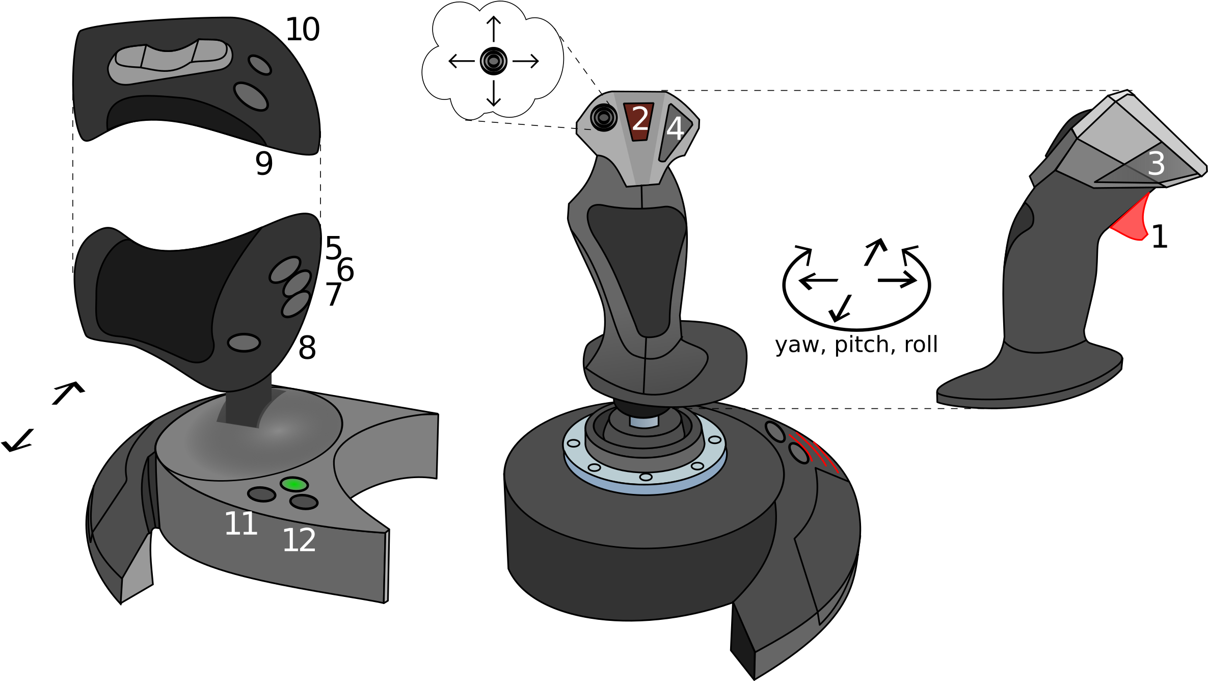 Download Flight Hotas X Joystick Clip Arts - Joystick T Flight Hotas X ...