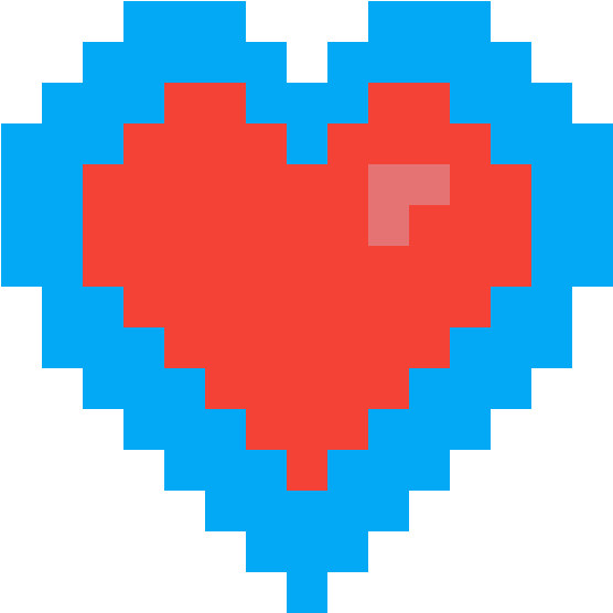 Download Transparent 8 Bit Heart Gif - ClipartKey