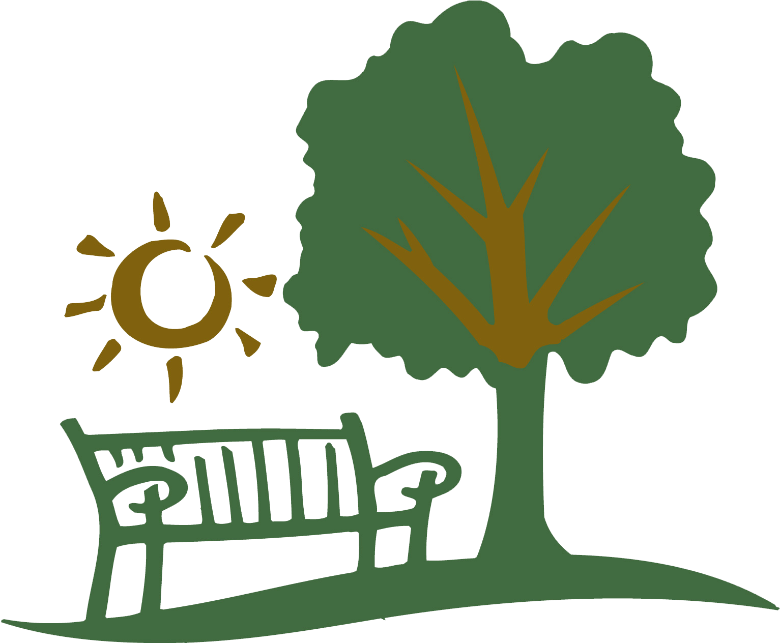 Download Park With Bench - Worship In The Park - ClipartKey