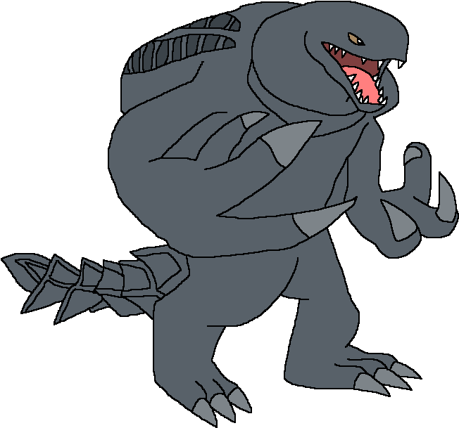 Download Godzilla Series Fanon Wiki - Draw Orga Godzilla - ClipartKey