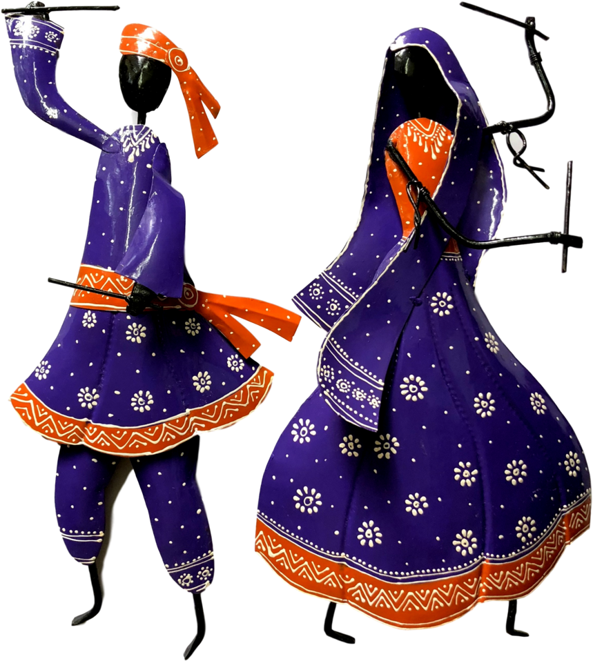 Download Couple Folk Dance Wall Hanging Violet Multi Color Clipart ...