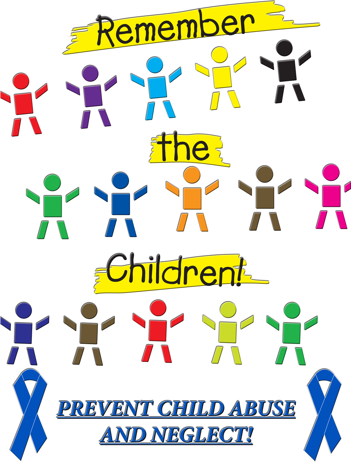 Download Child Abuse And Neglect Awareness - ClipartKey