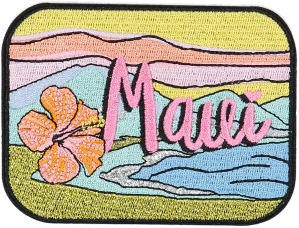 Download Maui Sticker Patch - Label - ClipartKey