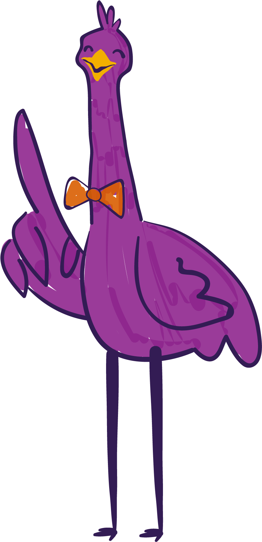 Download Emu Rollover Graphic - Cartoon - ClipartKey