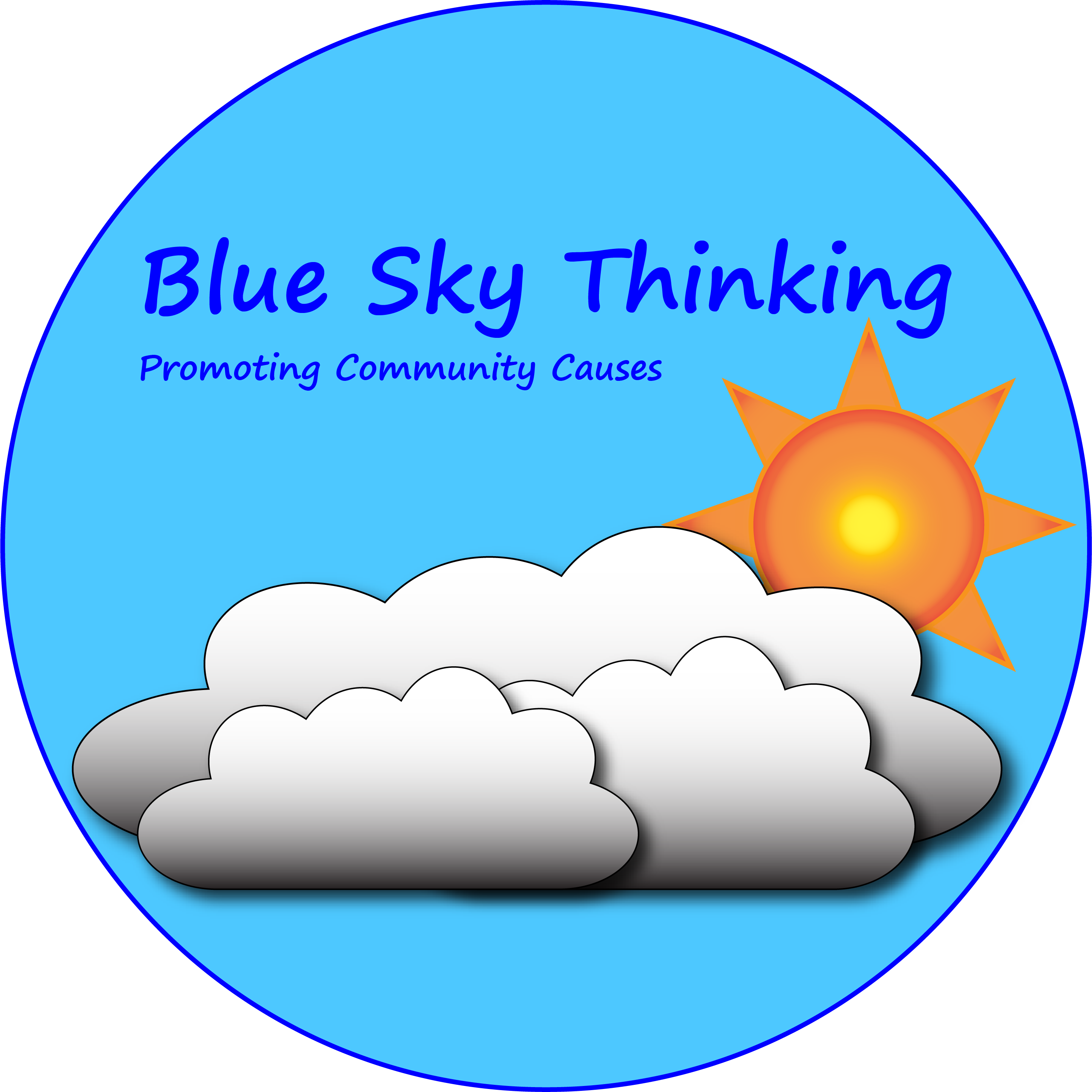 Download Blue Sky Thinking - ClipartKey
