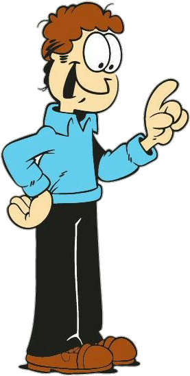 Download #garfield #jon#people #smile - Transparent Jon Arbuckle Png ...