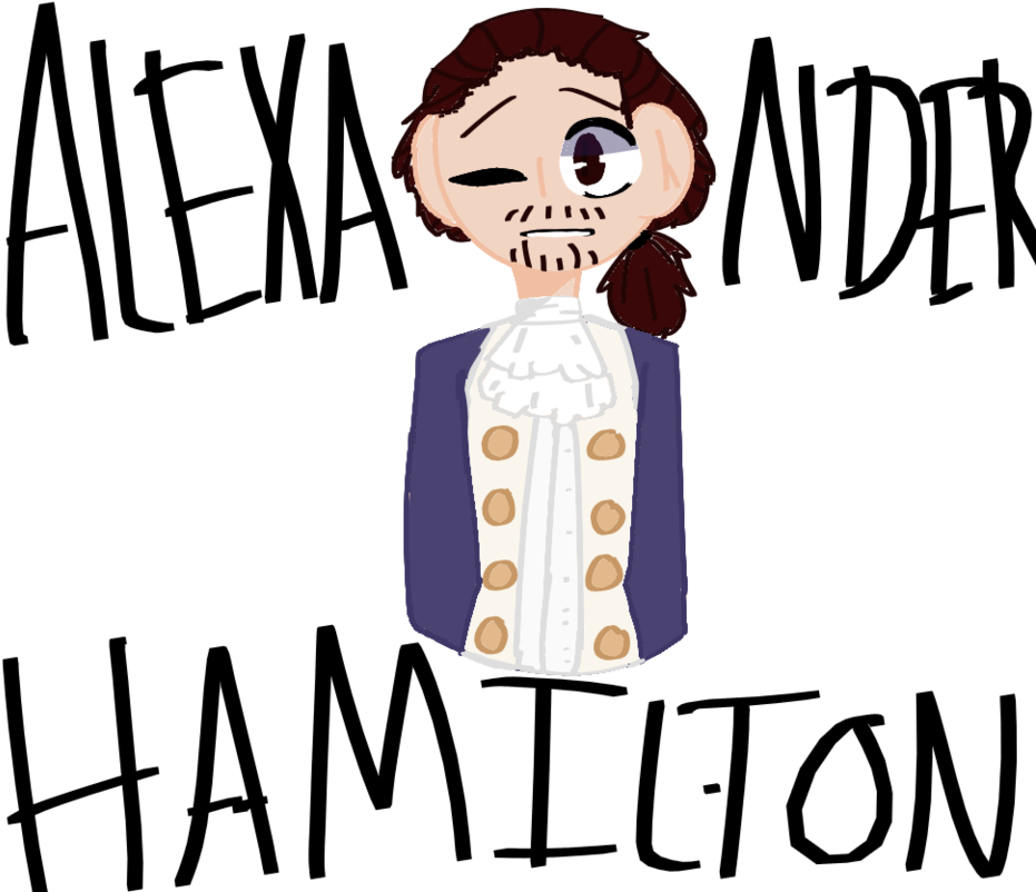 Download Alexander Hamilton W - Cartoon - ClipartKey