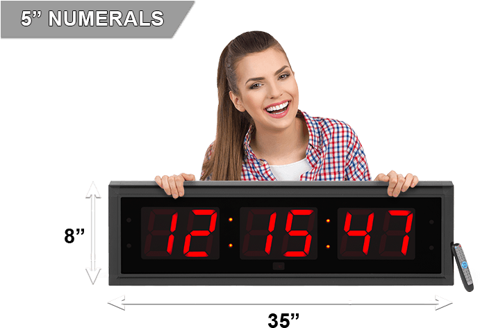Download Clip Art Bigtimeclocks Large Led Other - Extra Large Digital ...